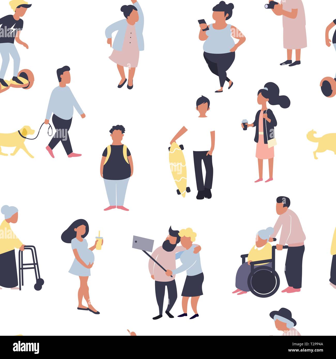 People Walking Together Clip Art