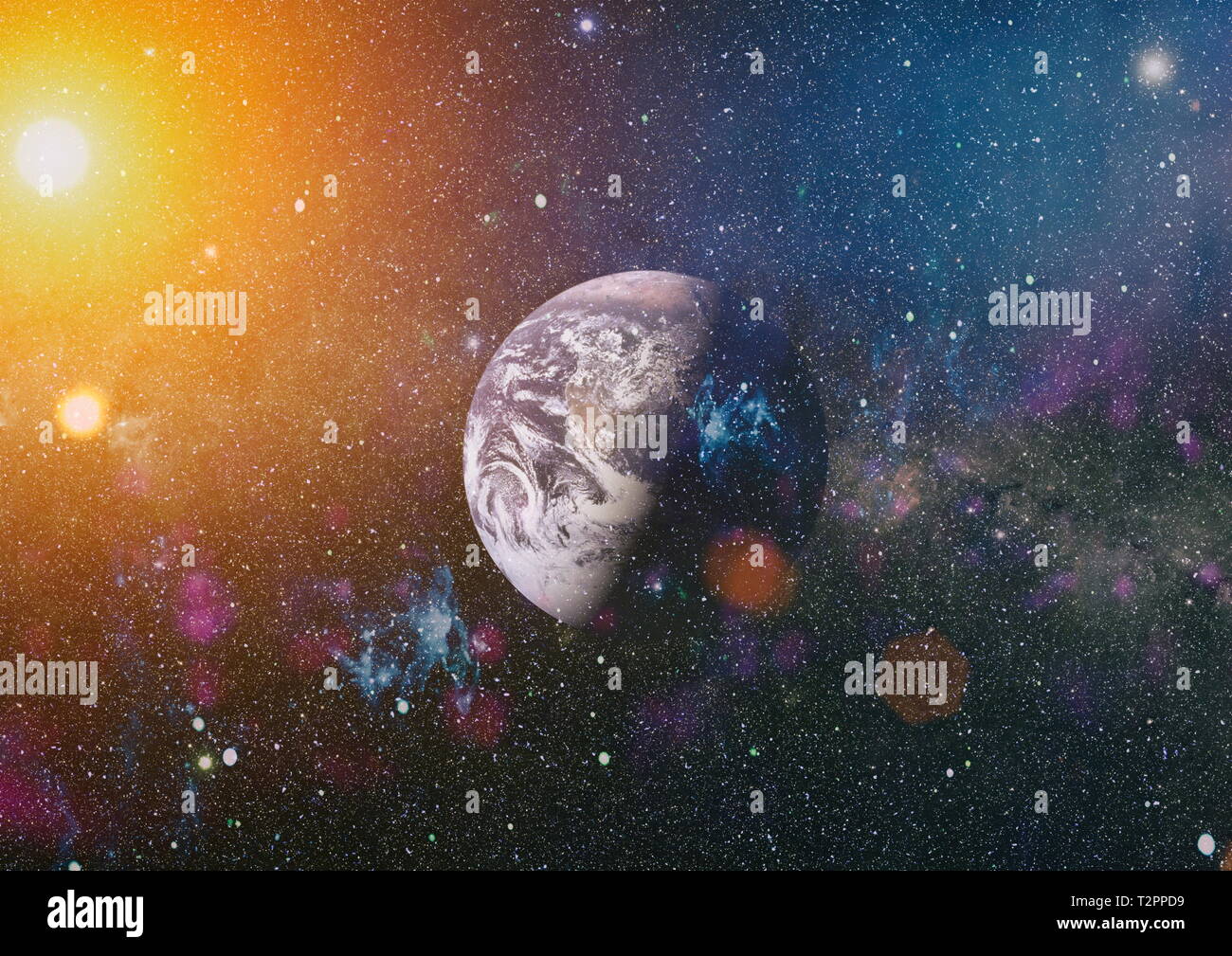 High quality space background. Elements of this image furnished by NASA ...