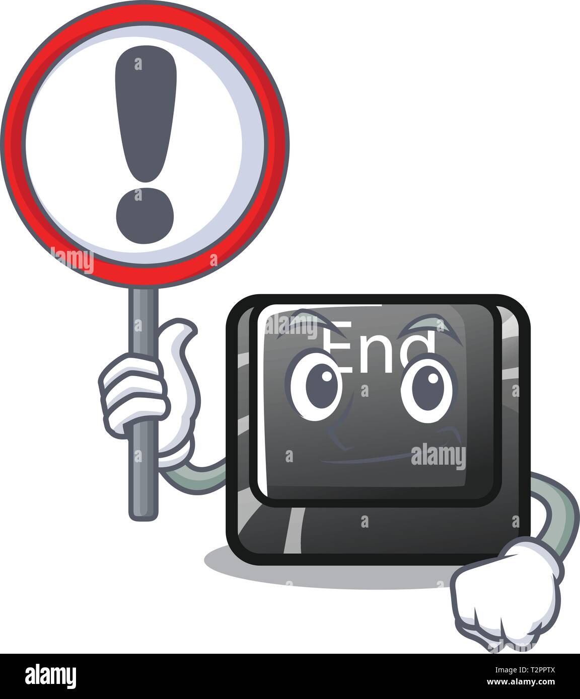 Computer key end Stock Vector Images - Alamy