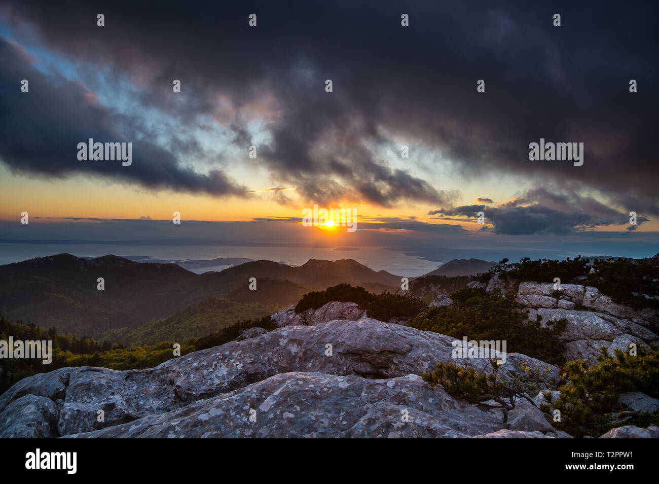 National park Sjeverni Velebit. One of the most beautiful parts of ...