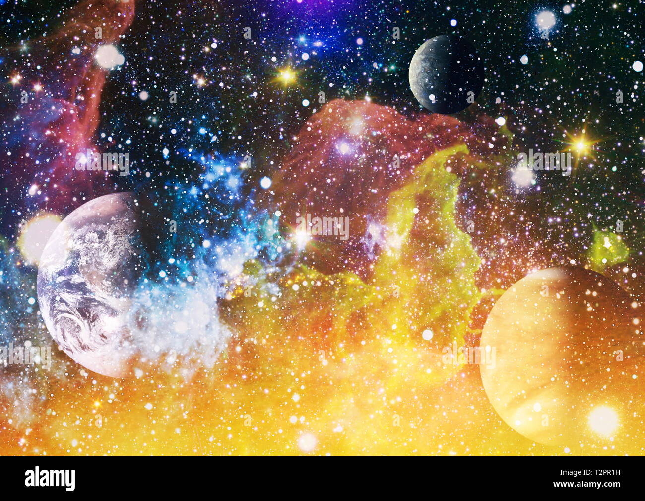 Small part of an infinite star field of space in the Universe ...