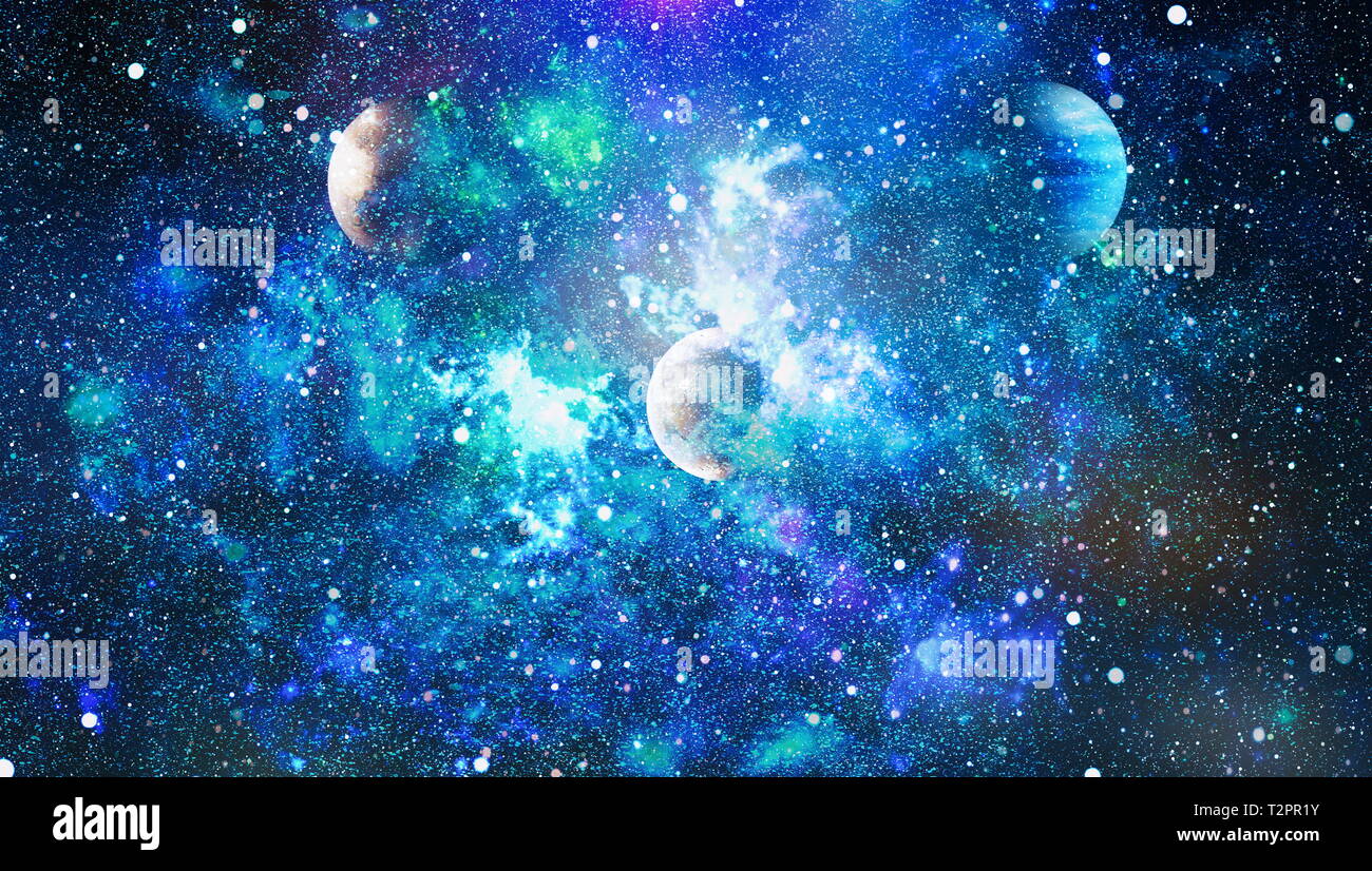 Small part of an infinite star field of space in the Universe ...