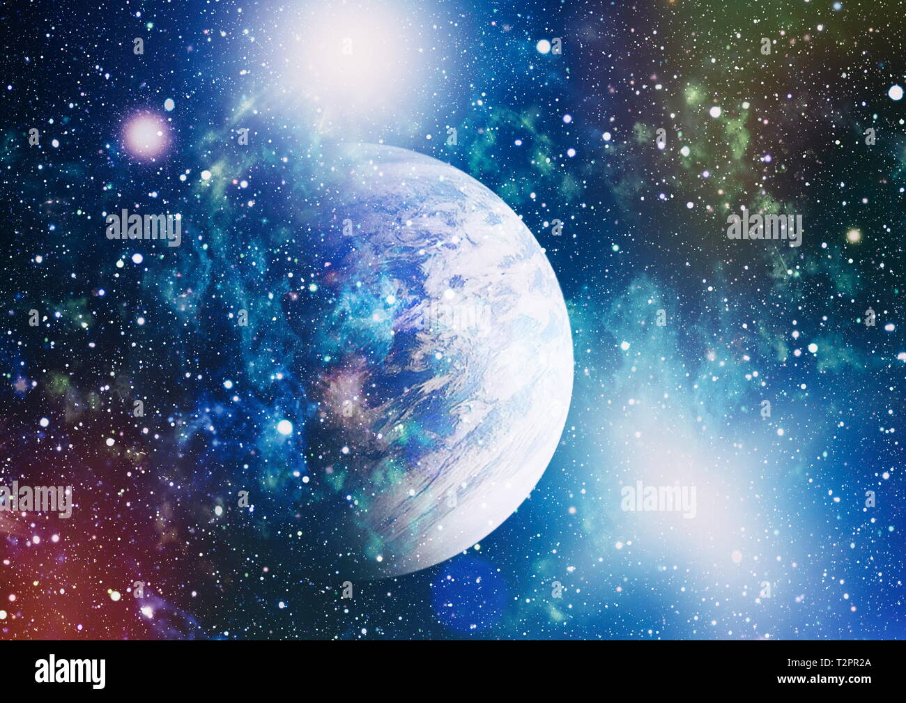 Small part of an infinite star field of space in the Universe ...