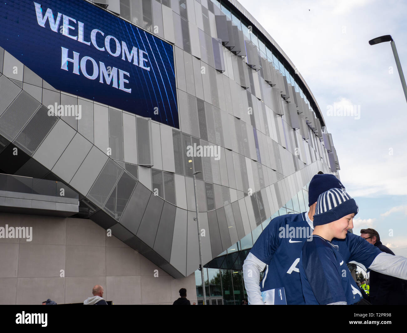 Father and son at football stadium hi-res stock photography and images ...