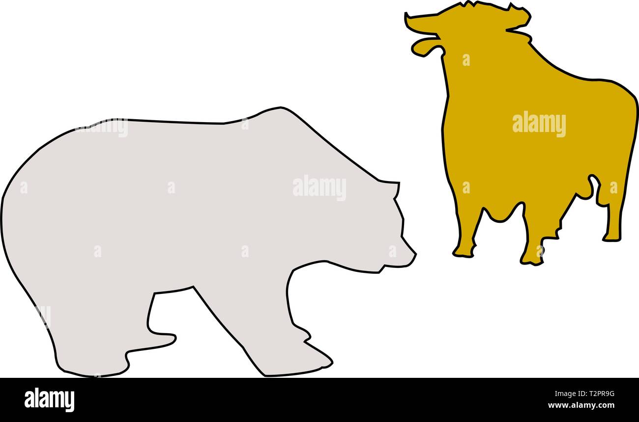 bear and bull Stock Vector Image & Art - Alamy