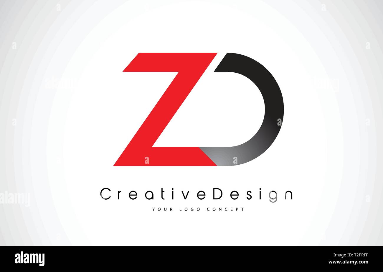 Zd letters Stock Vector Images - Alamy