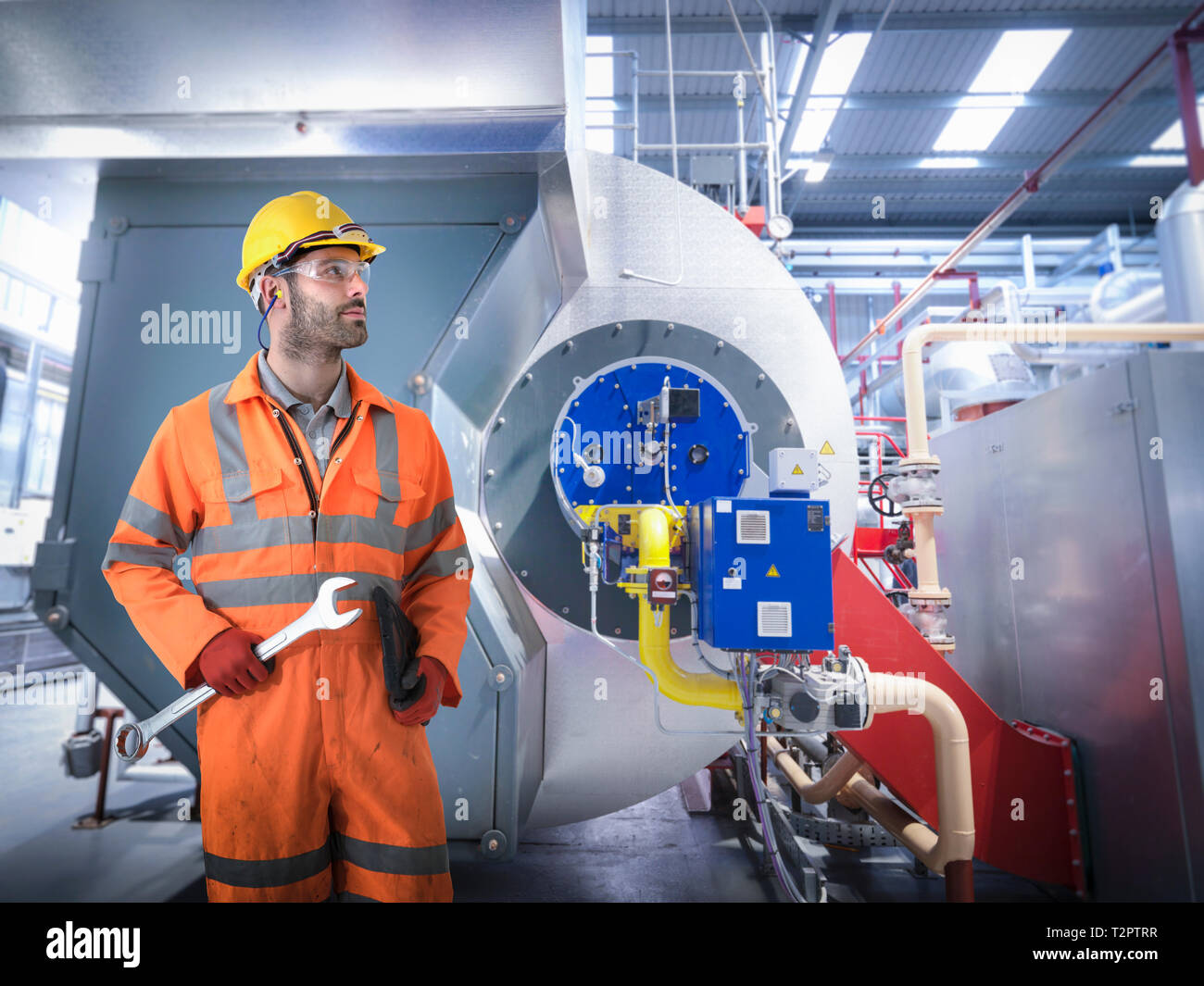Man boiler suit hi-res stock photography and images - Alamy
