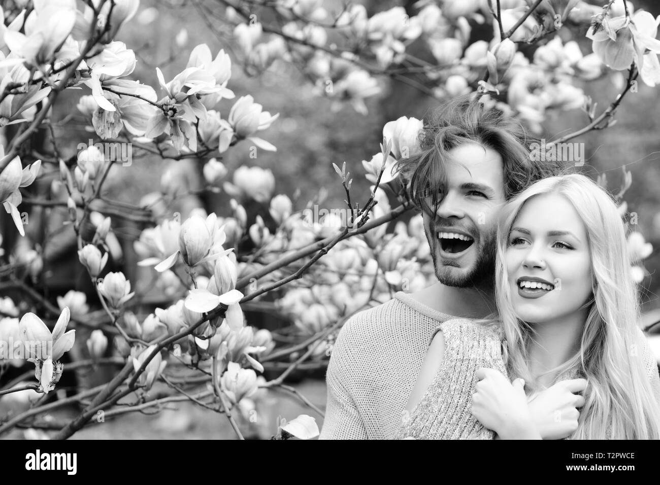 Happy girl on valentines Black and White Stock Photos & Images - Alamy