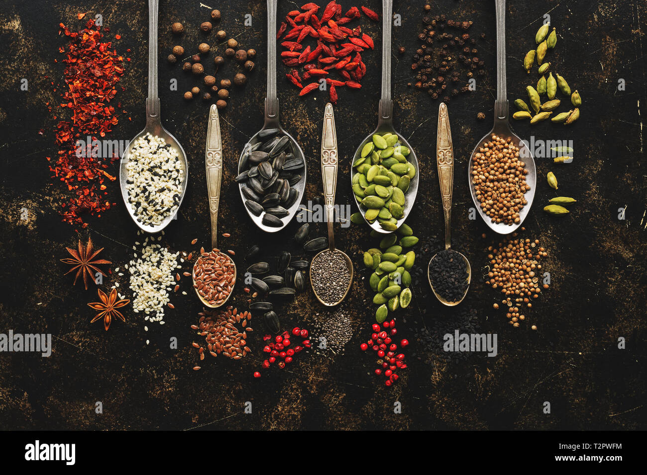 Seeds india variety hi-res stock photography and images - Alamy