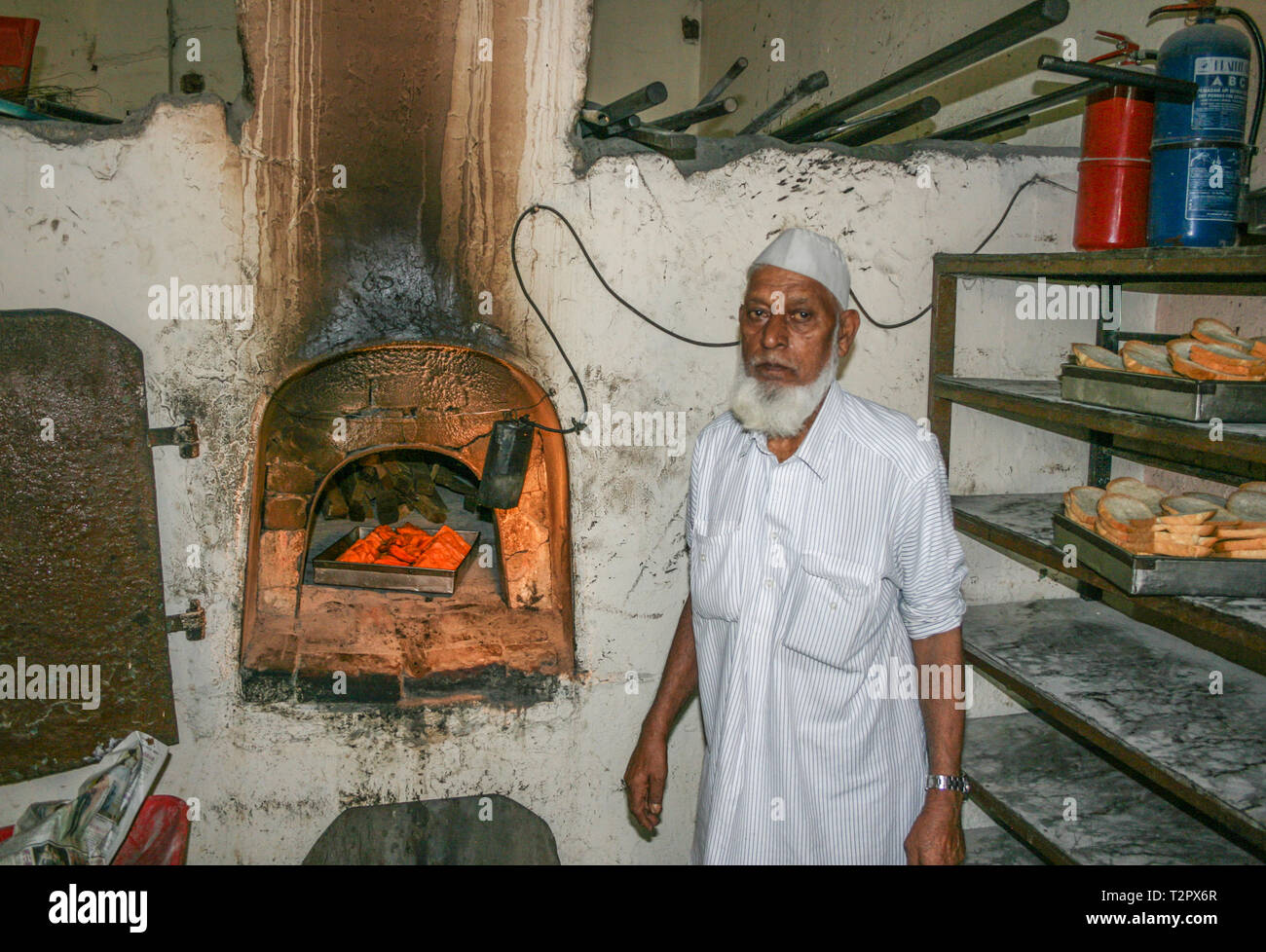 Traditional baker in the heritage district of Johor Bahru, Malaysia ...