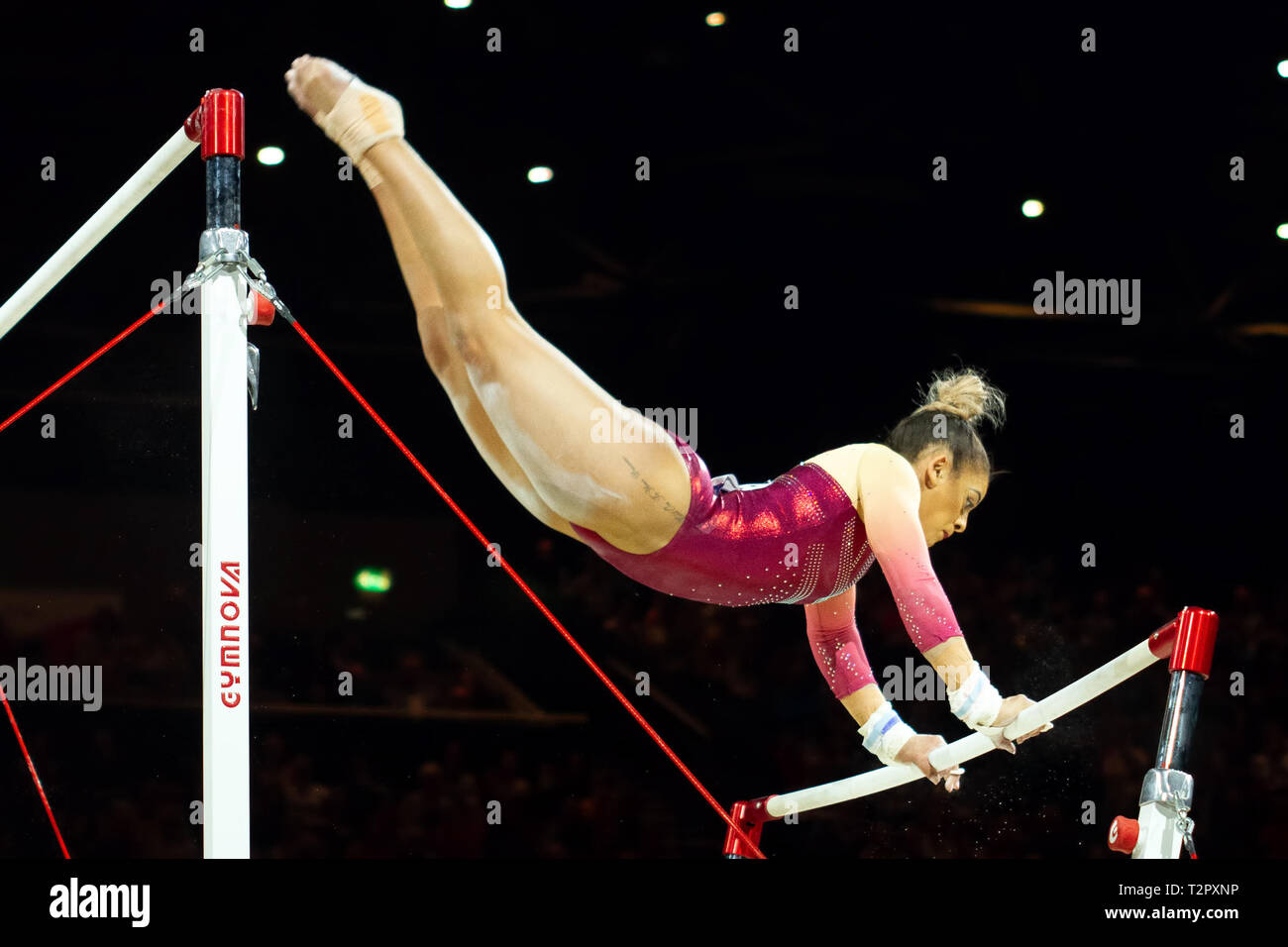 Birmingham, England, UK. 23 March, 2019. Great Britain's Ellie Downie ...