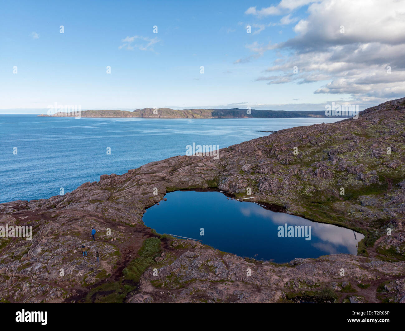 Ocean view from drone Stock Photo - Alamy