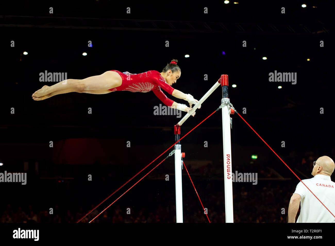 Birmingham, England, UK. 23 March, 2019. Canada's Victoria-Kayen Woo in ...