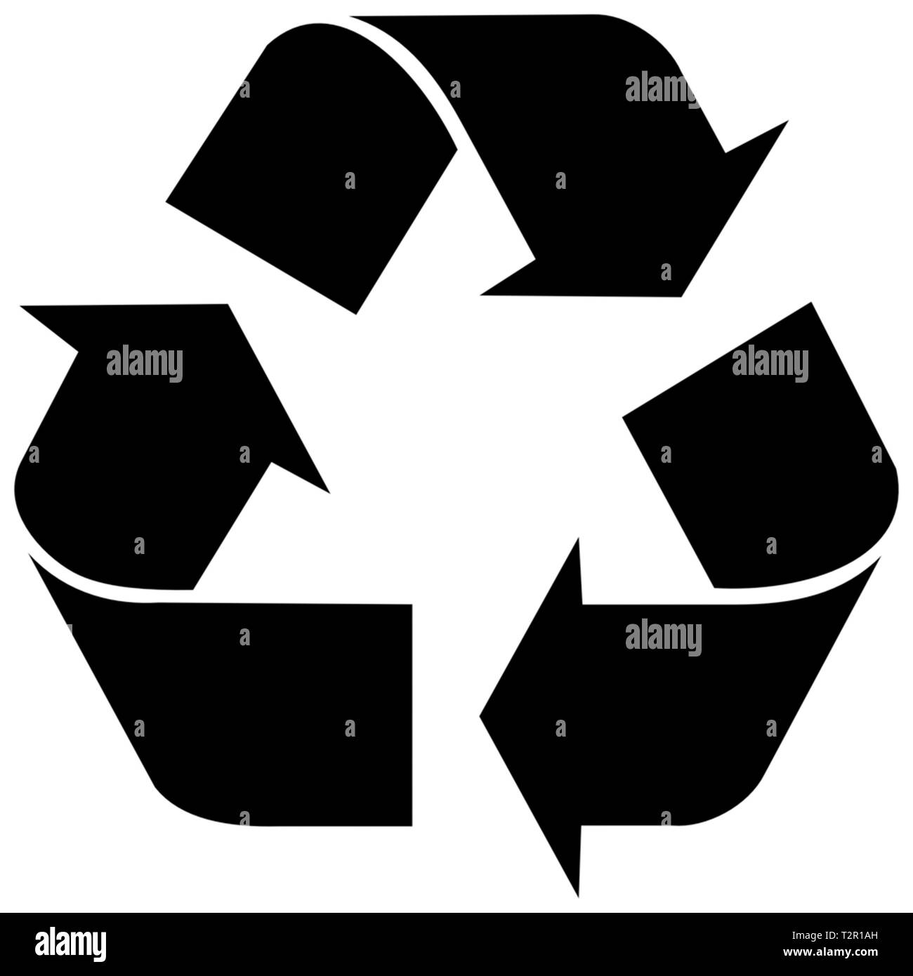 Recycle Logo Black and White Stock Photos & Images - Alamy