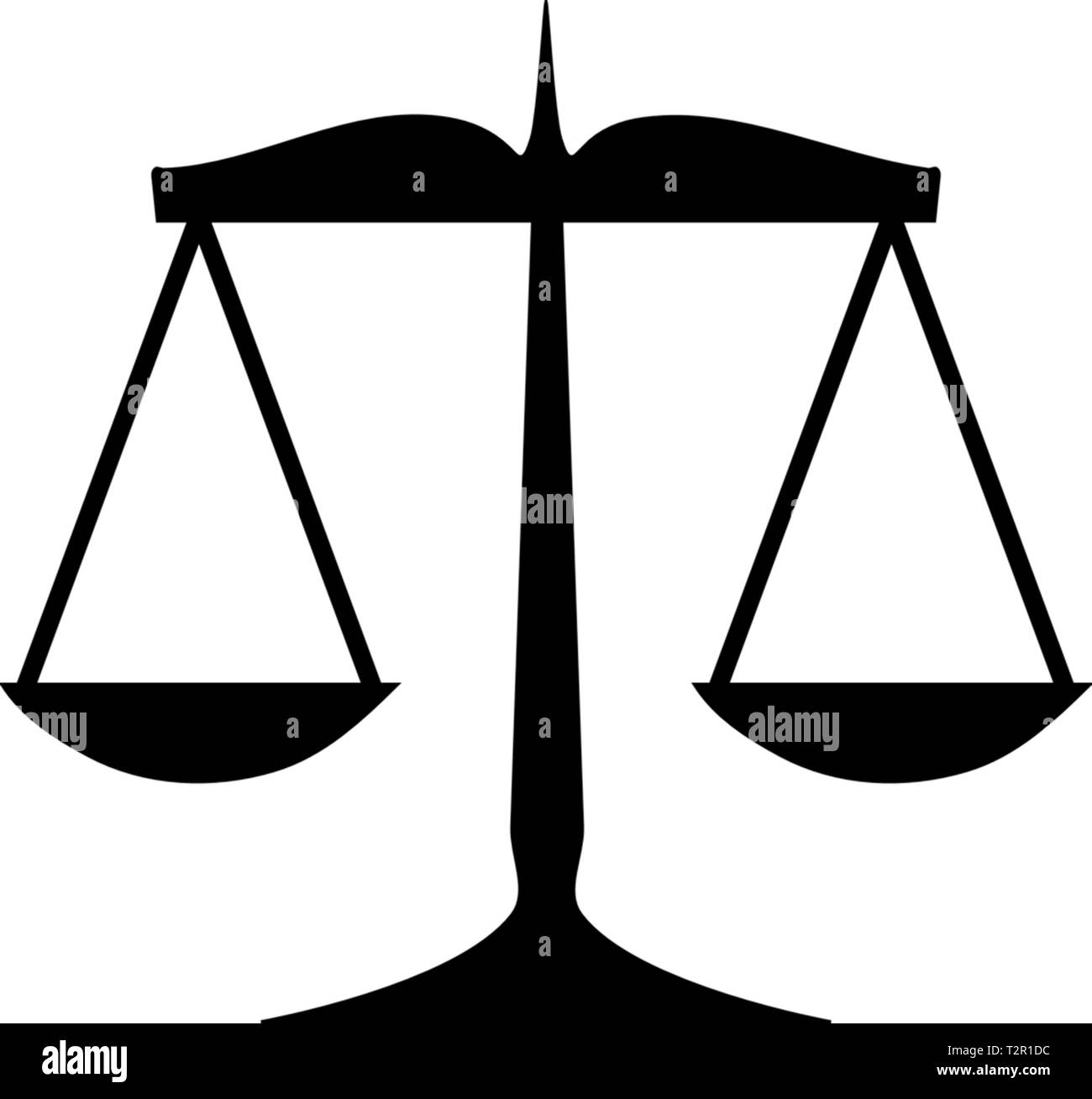 Law Scales Vector High Resolution Stock Photography and Images - Alamy