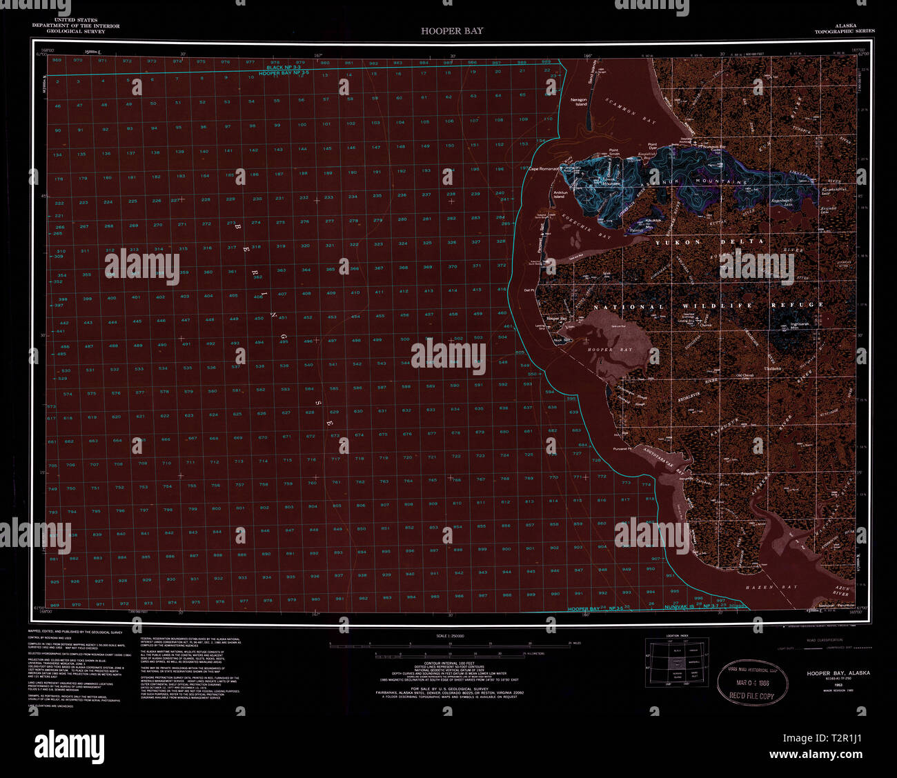 Hooper bay map hi-res stock photography and images - Alamy