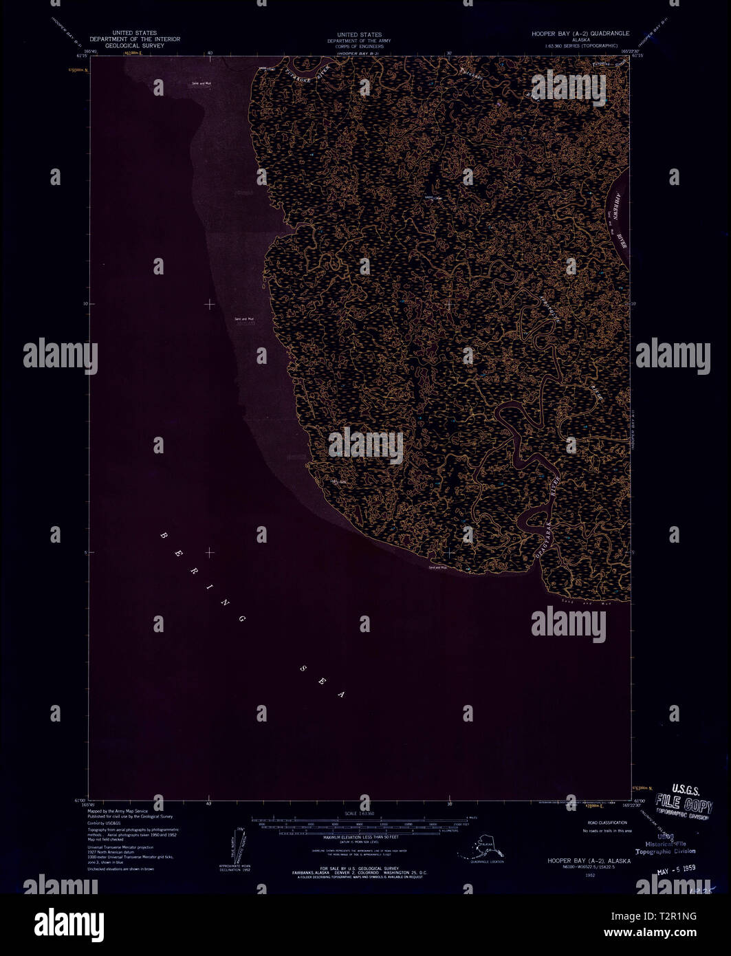 Hooper bay map hi-res stock photography and images - Alamy