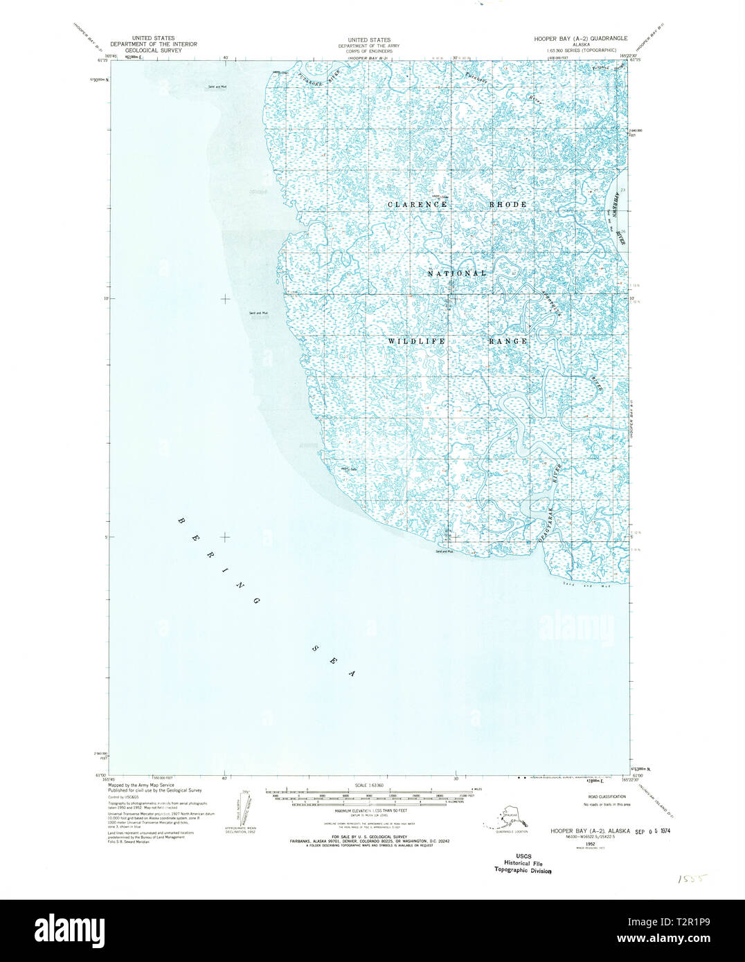 Hooper bay map Cut Out Stock Images & Pictures - Alamy