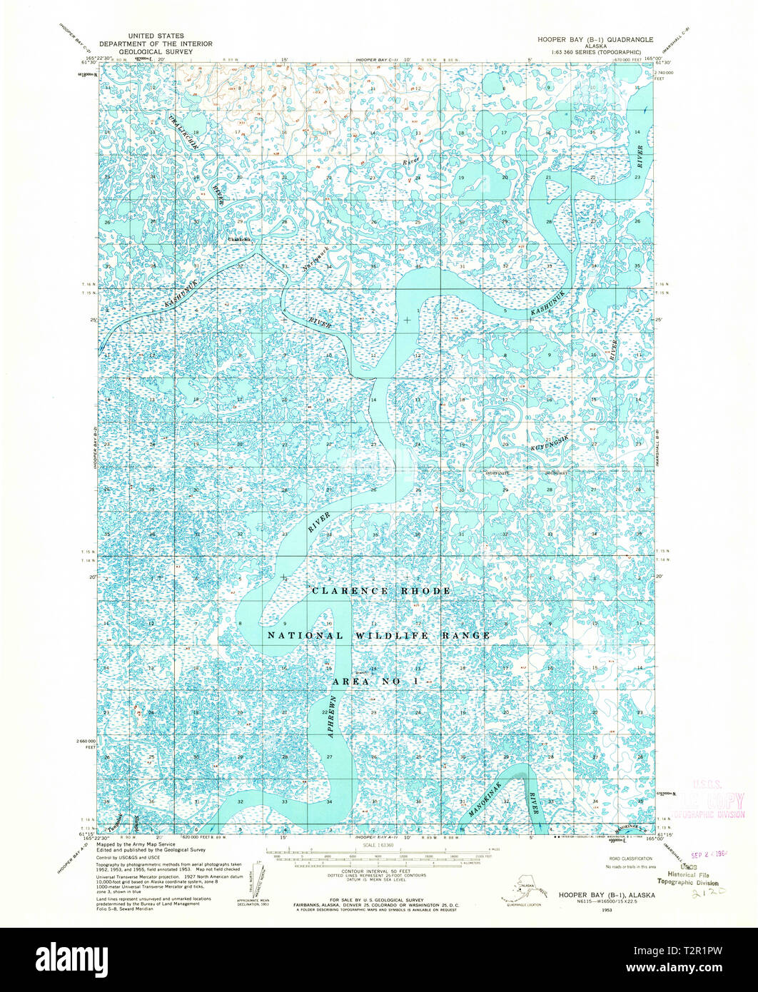 Hooper bay alaska map hi-res stock photography and images - Alamy
