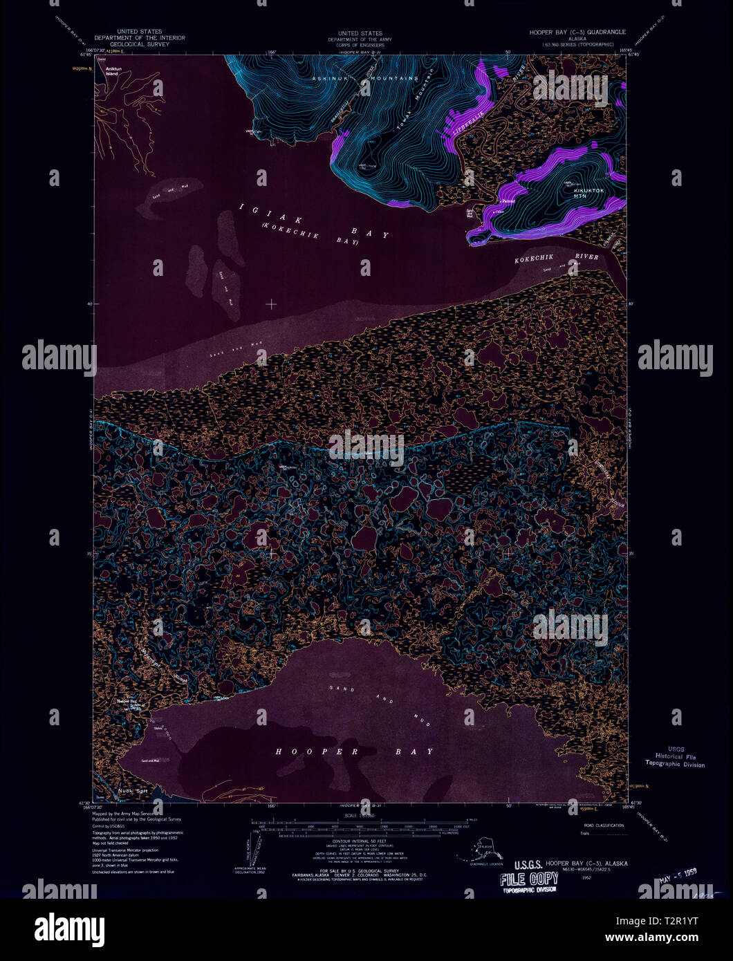 Hooper bay map hi-res stock photography and images - Alamy