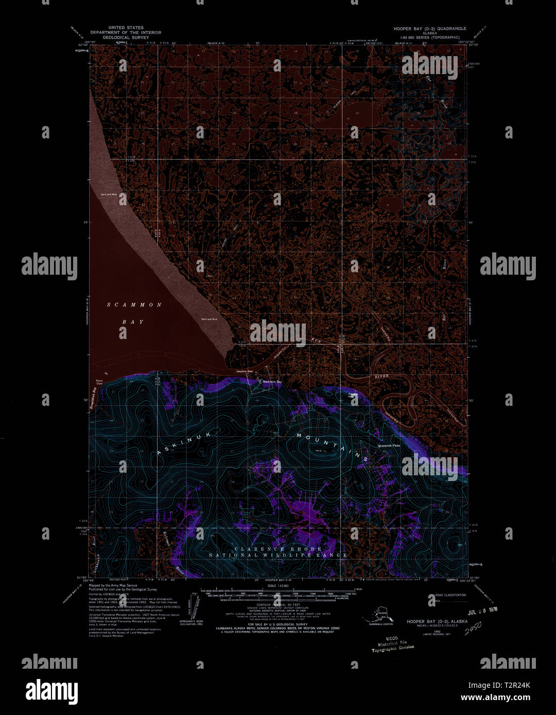 Hooper bay map hi-res stock photography and images - Alamy