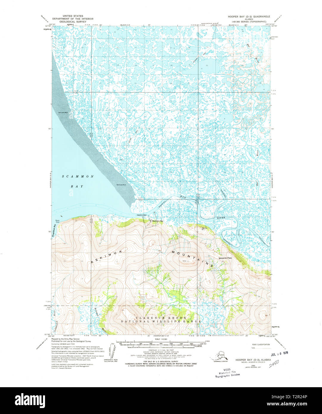 Hooper bay map hi-res stock photography and images - Alamy