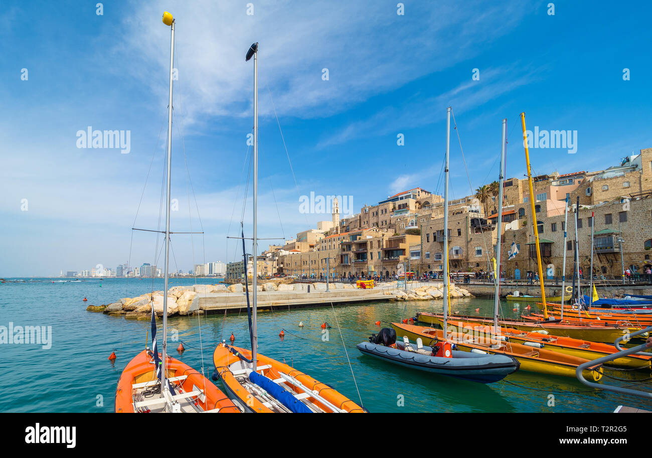 Old town and harbour of Jaffa in Tel Aviv, Israel Stock Photo - Alamy