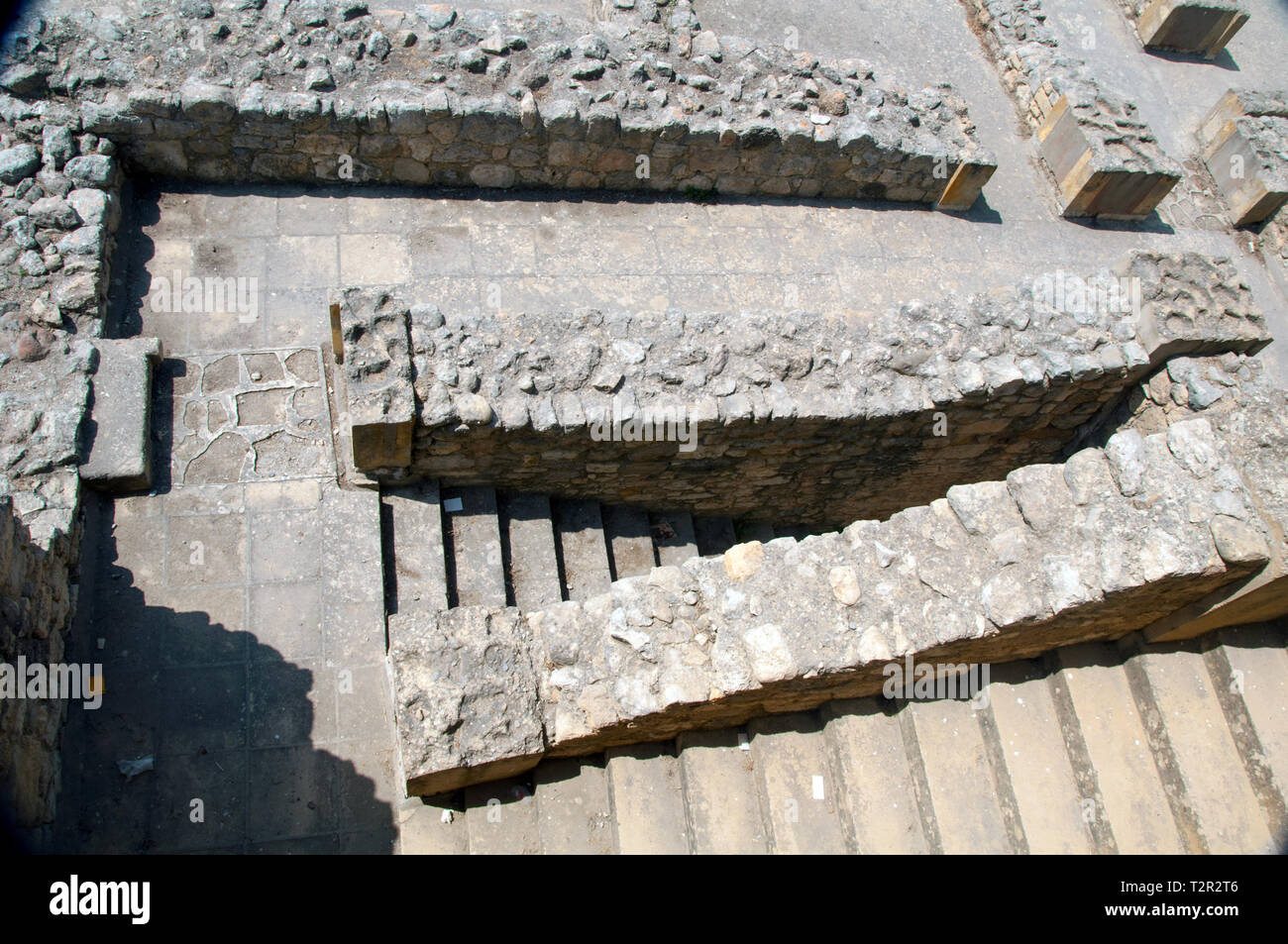 Stairs of Knossos Palace Stock Photo - Alamy