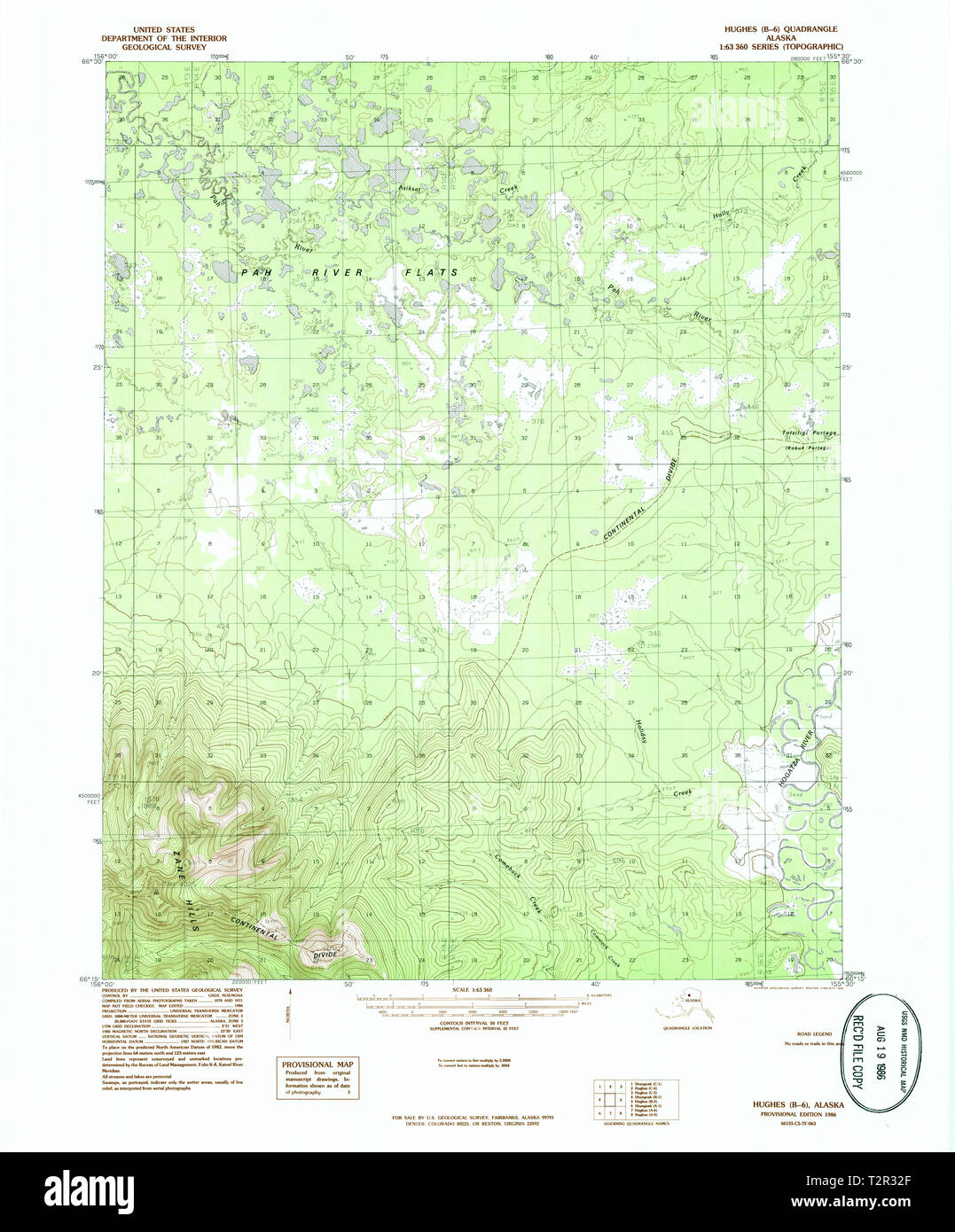 Map of hughes Cut Out Stock Images & Pictures - Alamy