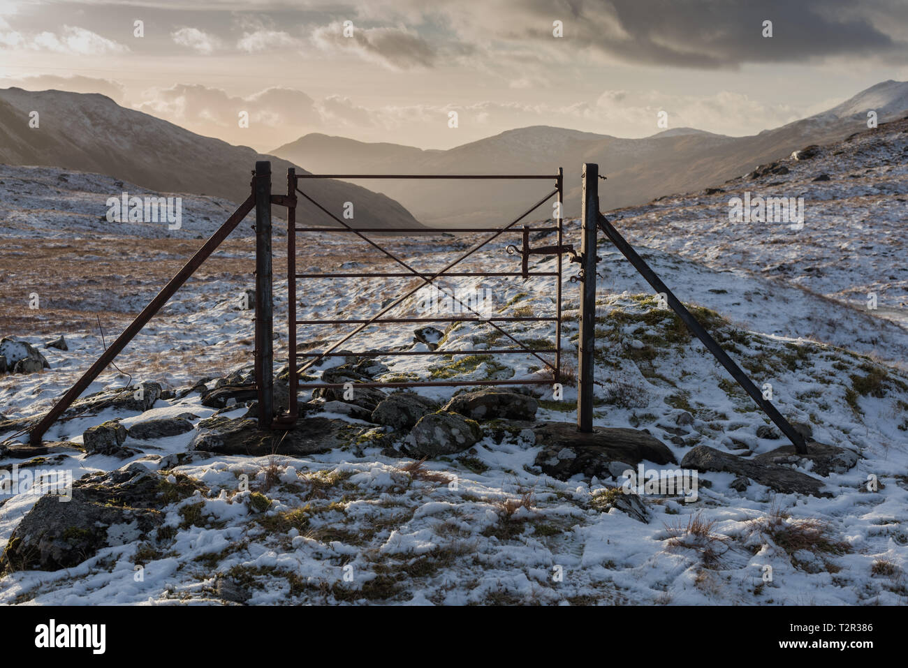 Gate to the Scottish Highlands Stock Photo - Alamy