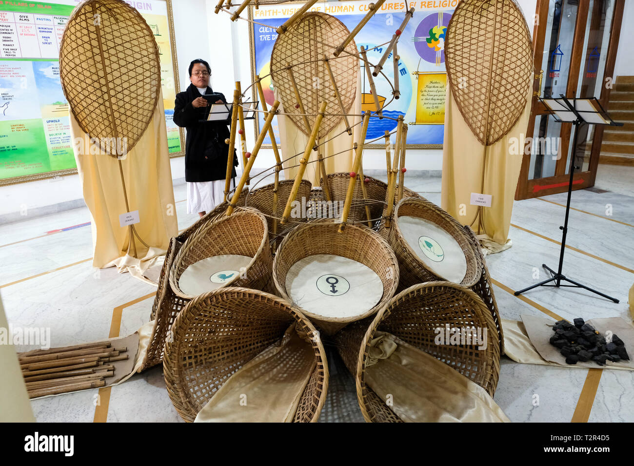 Exhibition at Don Bosco Museum in Shillong, Meghalaya State, Northeast ...