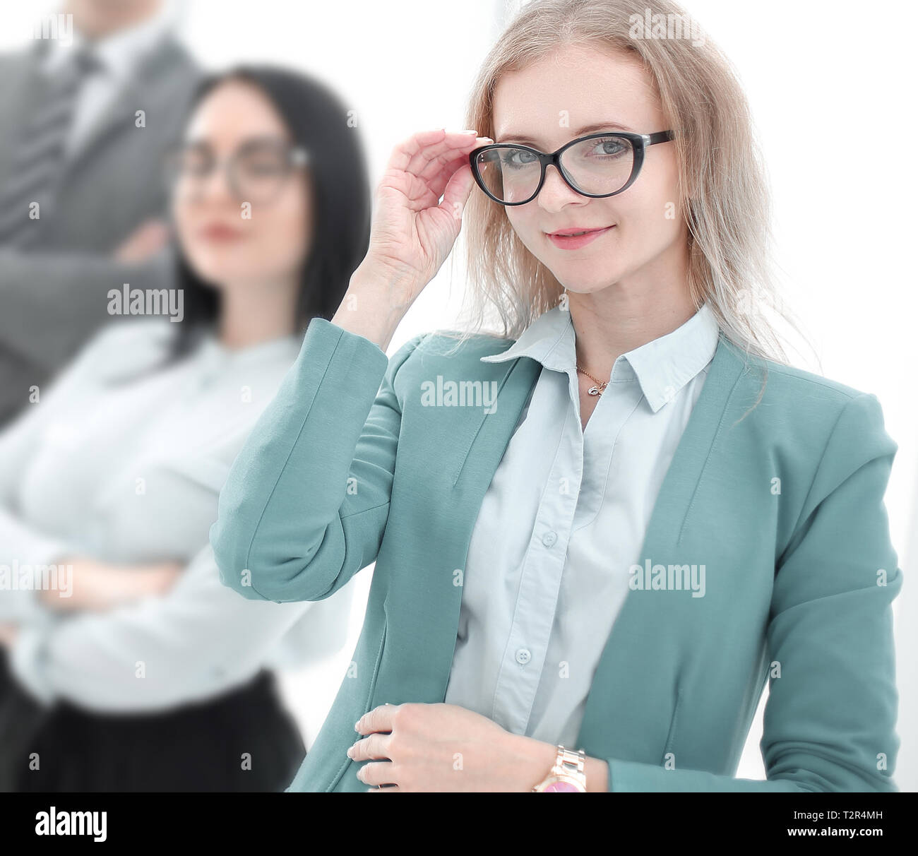 image of a professional business team standing together.photo with copy ...