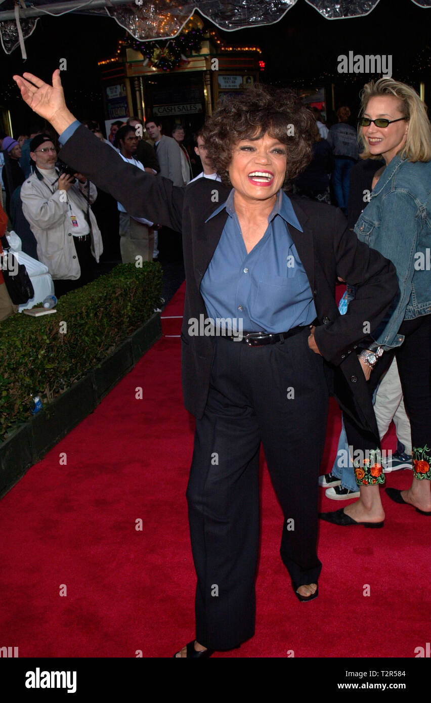LOS ANGELES, CA. December 10, 2000: Actress/singer Eartha Kitt at the ...