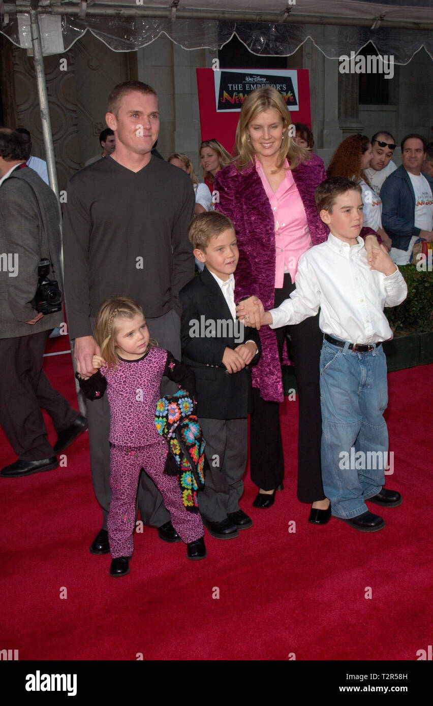LOS ANGELES, CA. December 10, 2000: Actor Rick Schroder & family at the ...