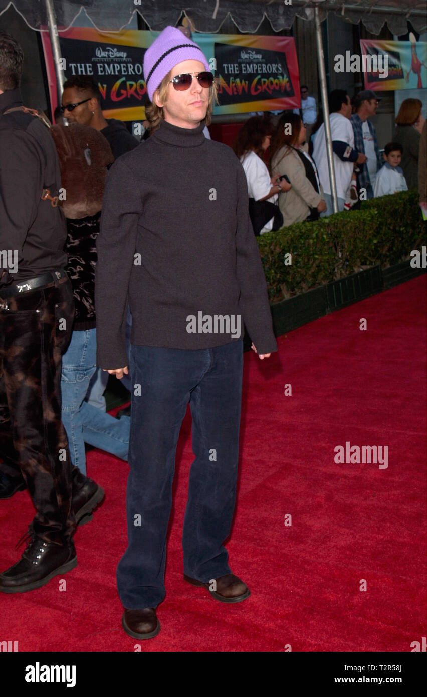 LOS ANGELES, CA. December 10, 2000: Actor David Spade at the world ...