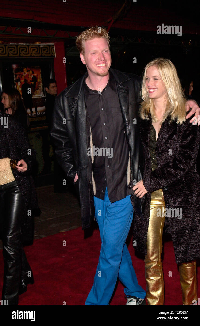 LOS ANGELES, CA. December 12, 2000: Actor Jake Busey & FiancŽe Kate ...