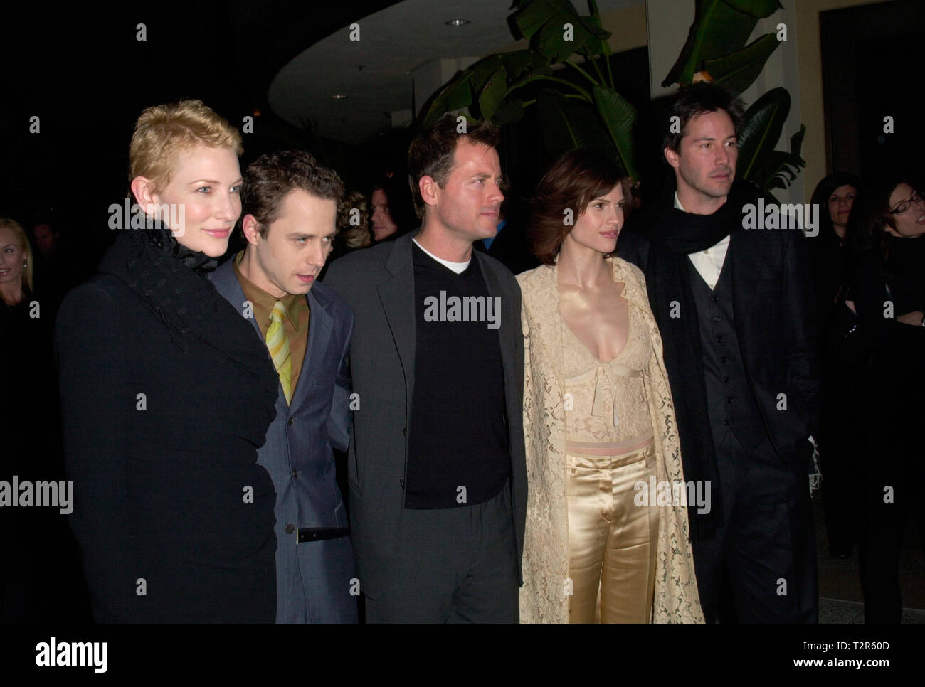 LOS ANGELES, CA. December 18, 2000: Cate Blanchett, Giovanni Ribisi ...