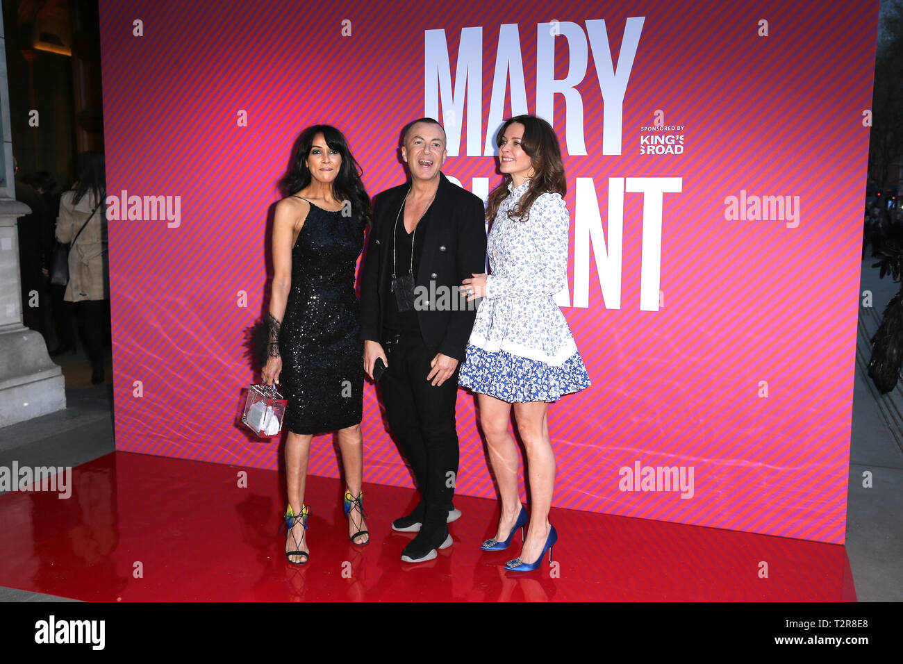 (left to right) Jackie St Clair, Julien MacDonald and Kimberleigh ...