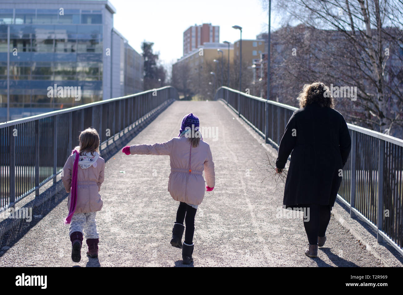 Family walking together on city hi-res stock photography and images - Alamy