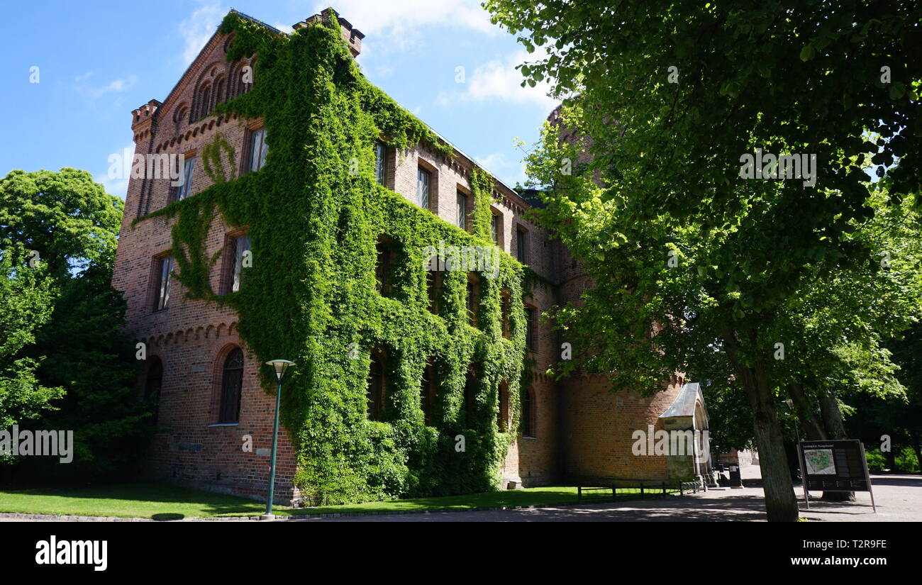 Old building mixed in with nature in Lund, Sweden Stock Photo - Alamy