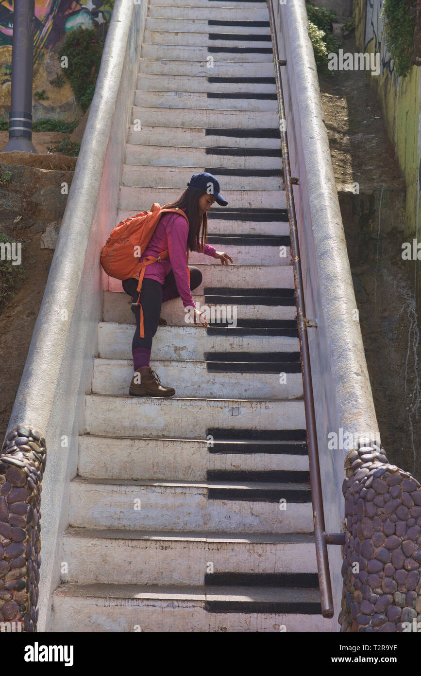 Piano stairs hi-res stock photography and images - Alamy
