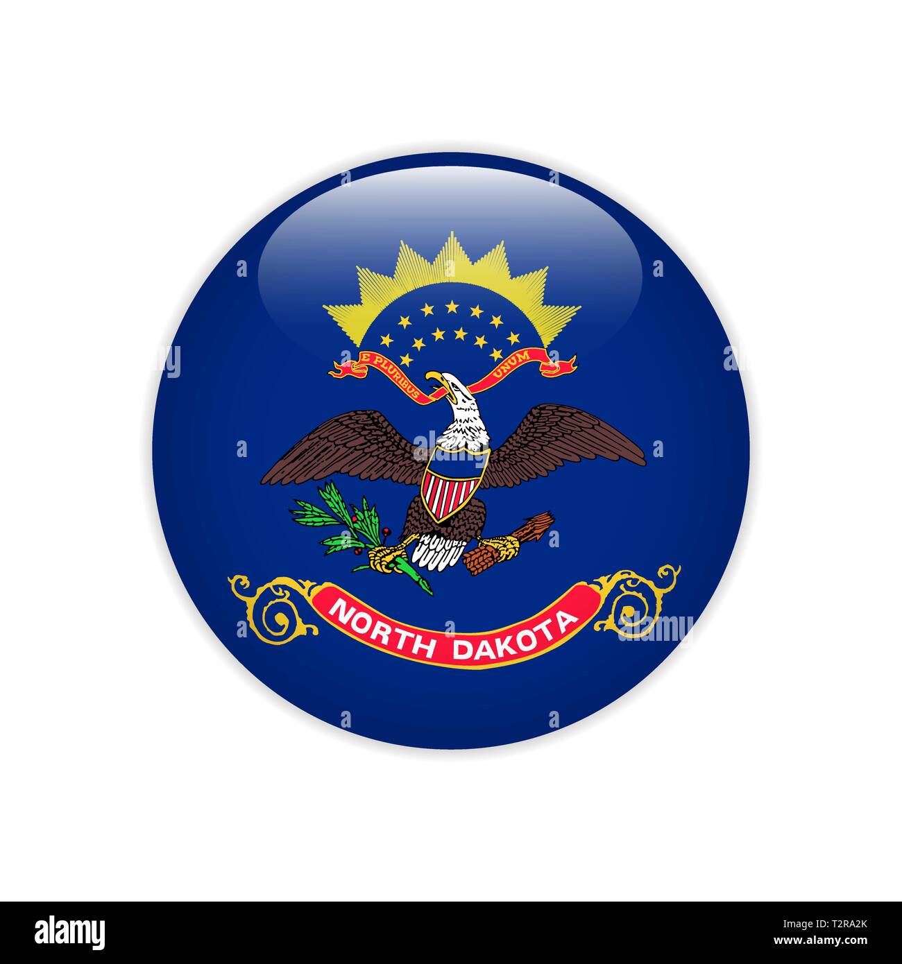 Country flag button Stock Vector Image & Art - Alamy