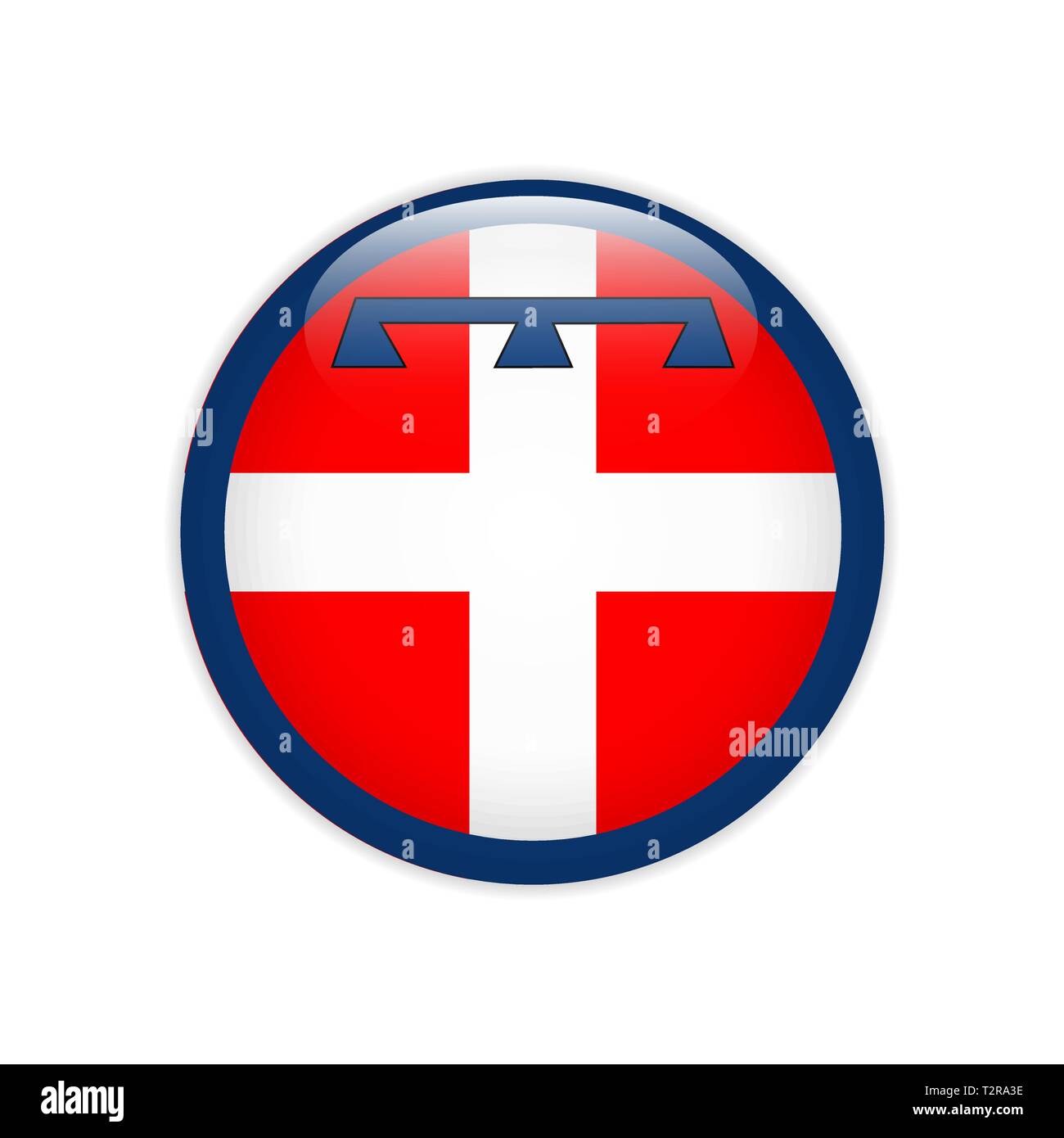 Country flag button Stock Vector Image & Art - Alamy