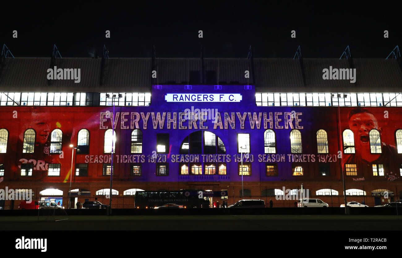 Ibrox main stand hi-res stock photography and images - Alamy