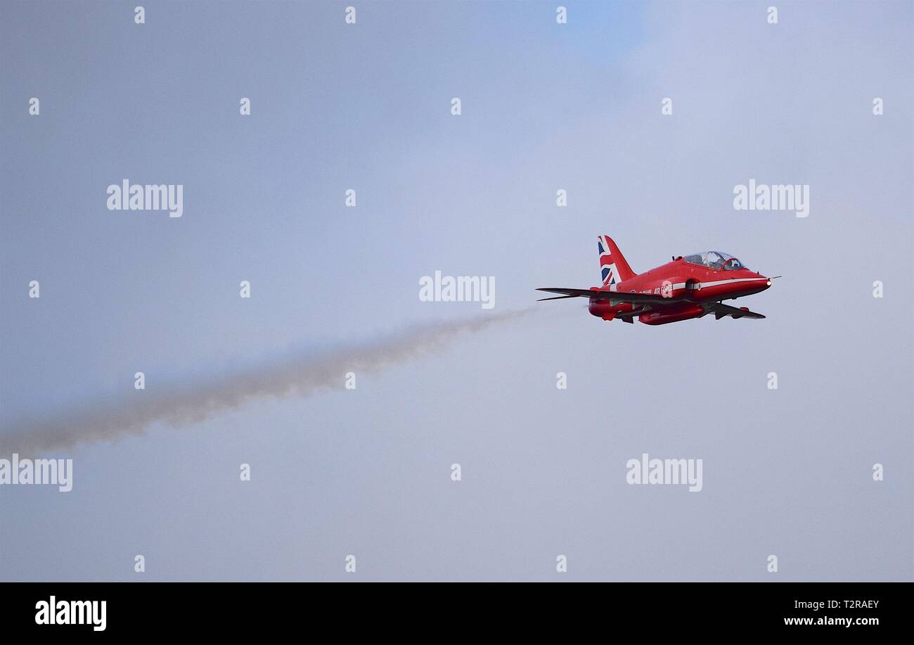 Red arrows fowey hi-res stock photography and images - Alamy