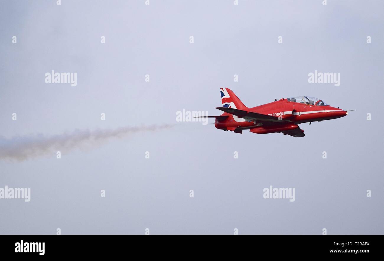 Red arrows fowey hi-res stock photography and images - Alamy