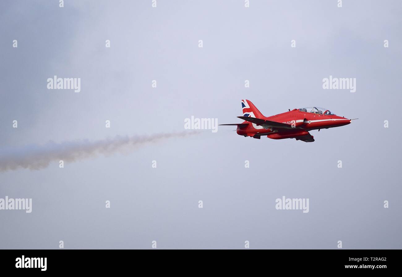 Red arrows fowey hi-res stock photography and images - Alamy