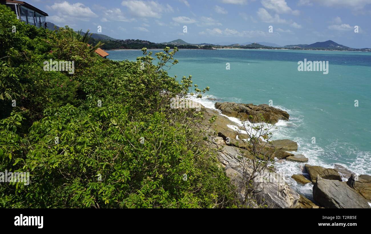 lad koh viewpoint on koh samui in thailand Stock Photo - Alamy