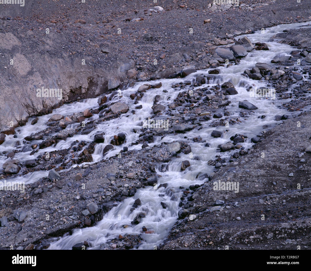Meltwater from athabasca glacier hi-res stock photography and images ...