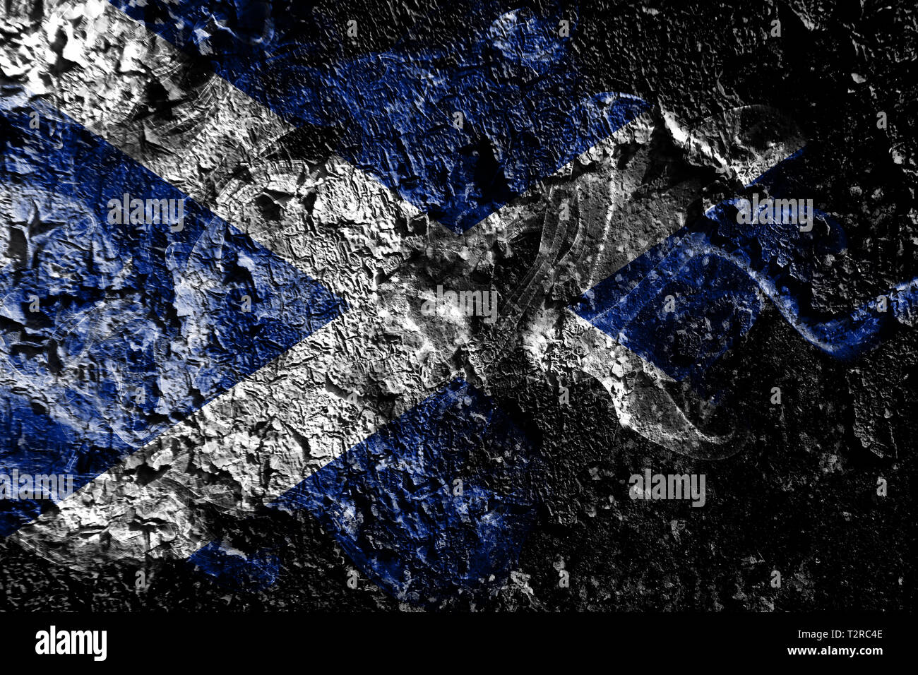 Scotland Flag Paint High Resolution Stock Photography and Images - Alamy